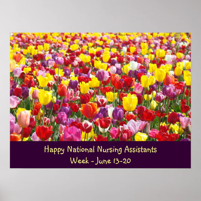 National Nursing Assistants Week posters Thank You | Zazzle