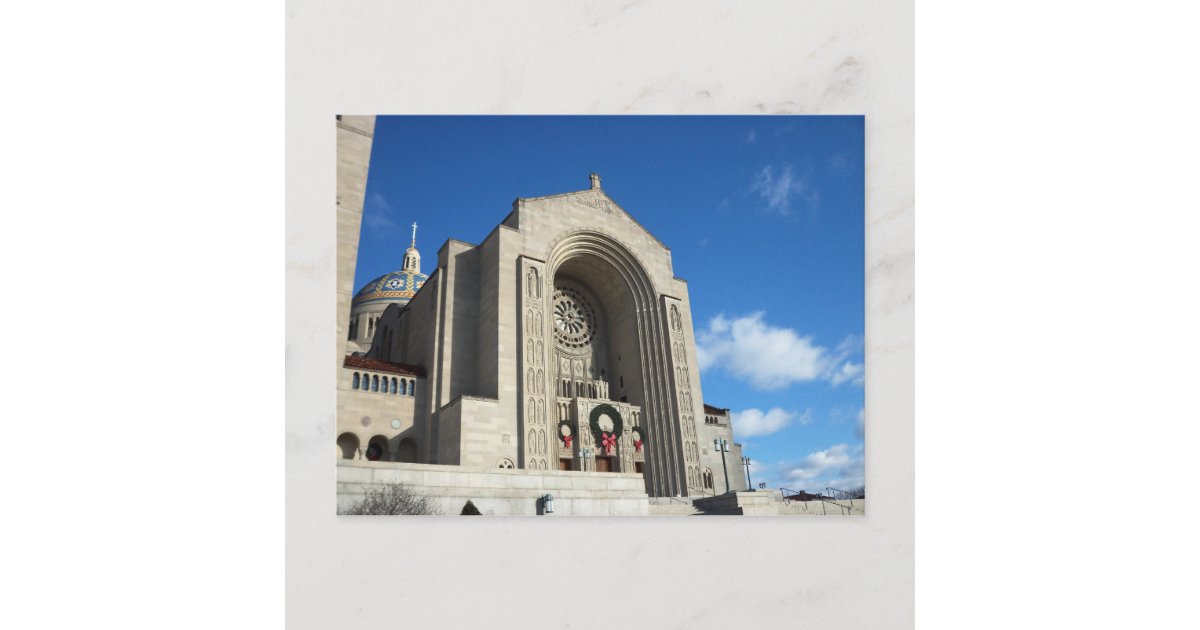 National Shrine of the Immaculate Conception Postcard | Zazzle