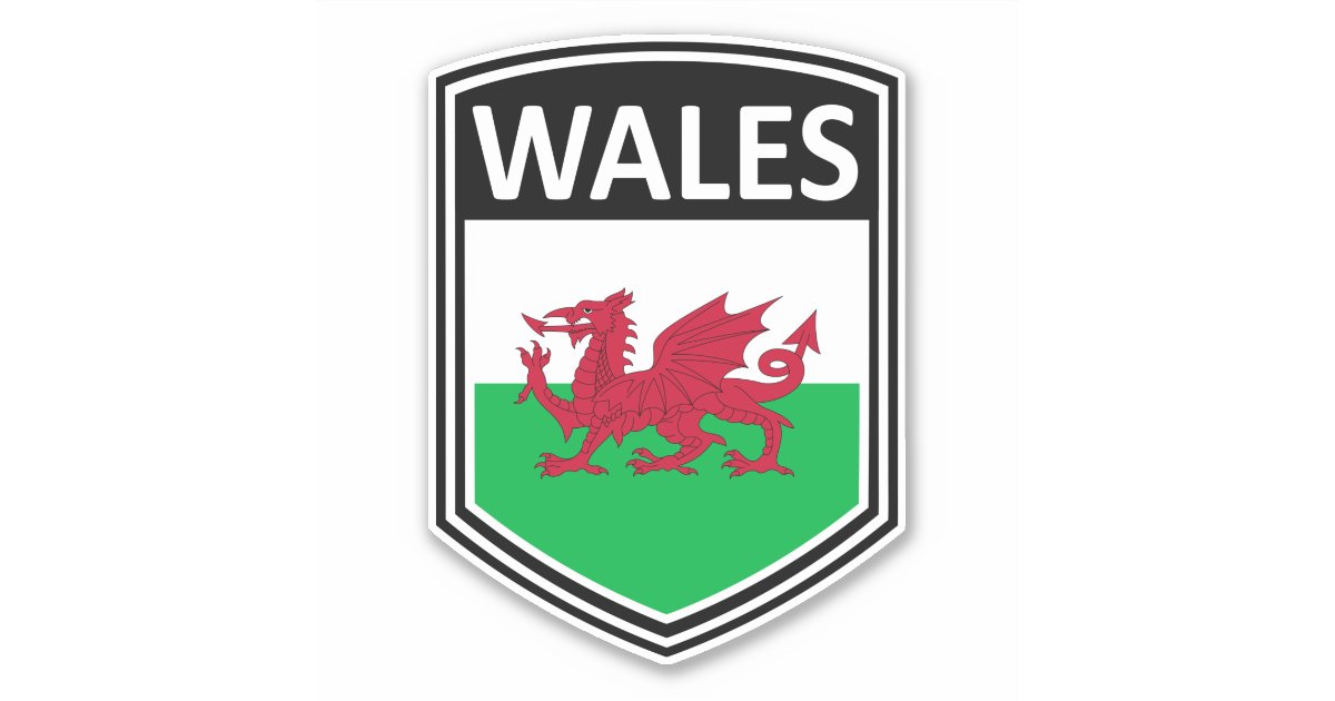 National - Wales Sticker | Zazzle