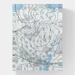 National Weather Map Paperweight | Zazzle