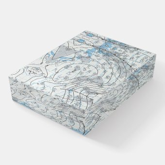 National Weather Map Paperweight | Zazzle