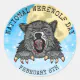 National Werewolf Day February 6th Classic Round Sticker | Zazzle