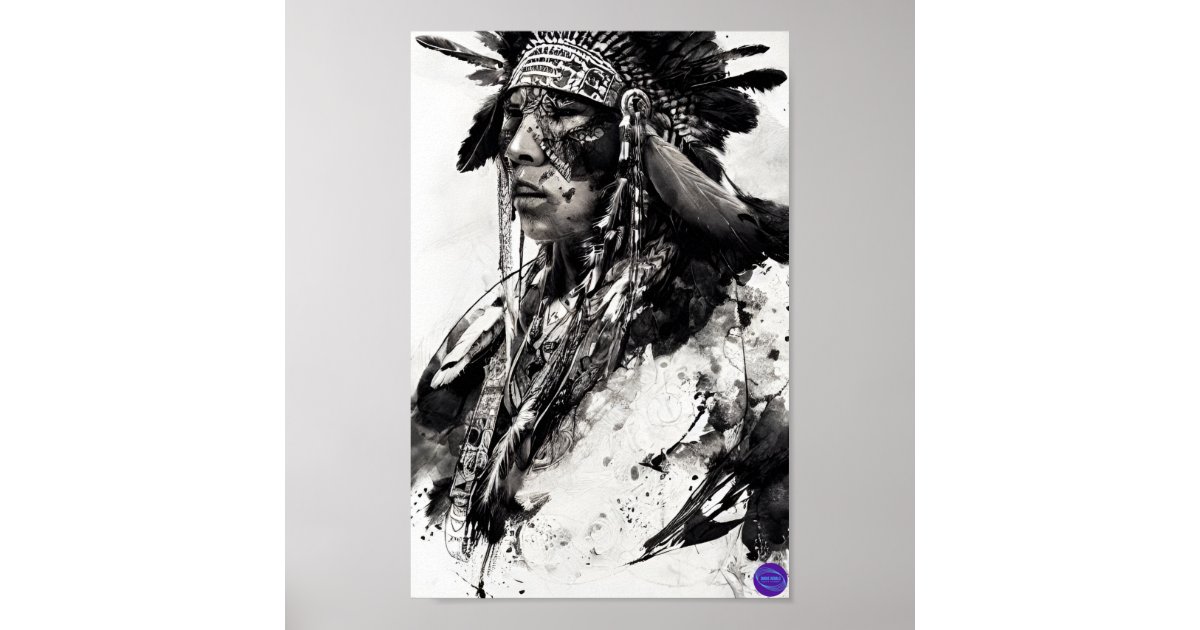 NATIVE AMERICAN 3 POSTER | Zazzle