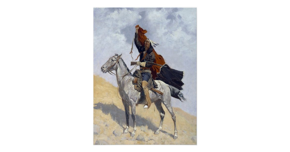 Native American Apache warrior Poster | Zazzle
