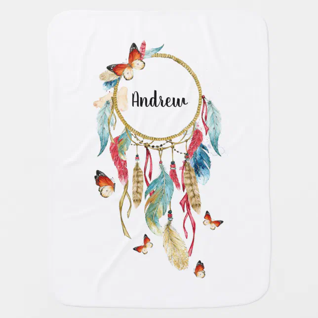 Native American Baby Boy Nursery Blanket Personal | Zazzle