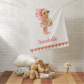 Native American Baby Girl Nursery Blanket Personal | Zazzle