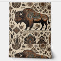 Native American Bison Buffalo Art Wallpaper | Zazzle