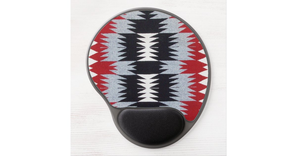 Native American Blanket Weaving Gel Mouse Pad | Zazzle