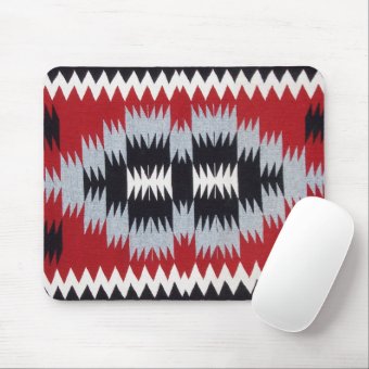 Native American Blanket Weaving Mousepad | Zazzle