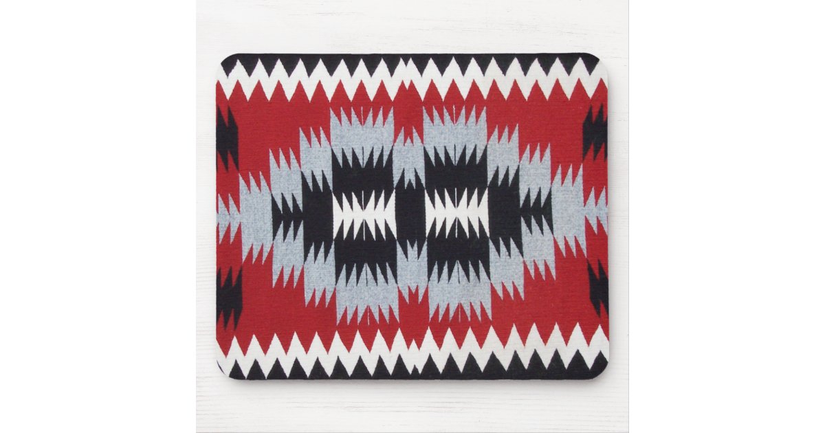 Native American Blanket Weaving Mousepad | Zazzle