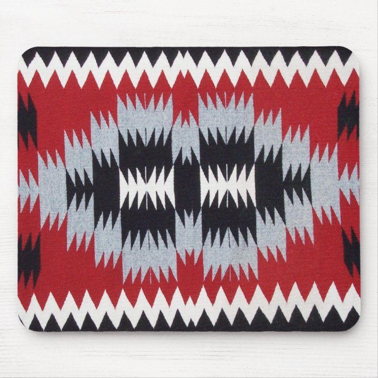 Native American Blanket Weaving Mousepad | Zazzle