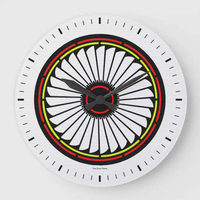 Native American Bloom Large Wall Clock | Zazzle