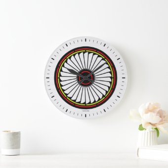 Native American Bloom Large Wall Clock | Zazzle