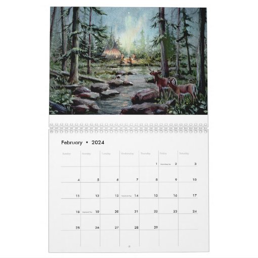 NATIVE AMERICAN CALENDAR by SHARON SHARPE | Zazzle