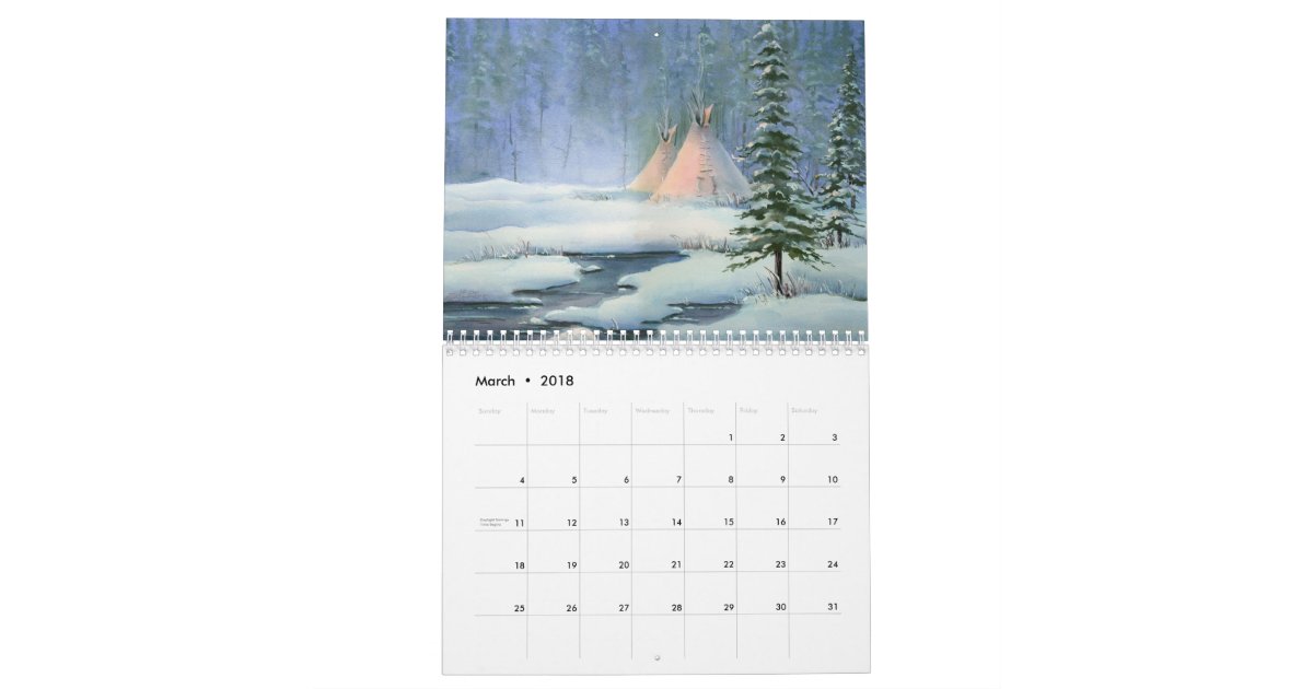 NATIVE AMERICAN CALENDAR by SHARON SHARPE 2016 | Zazzle