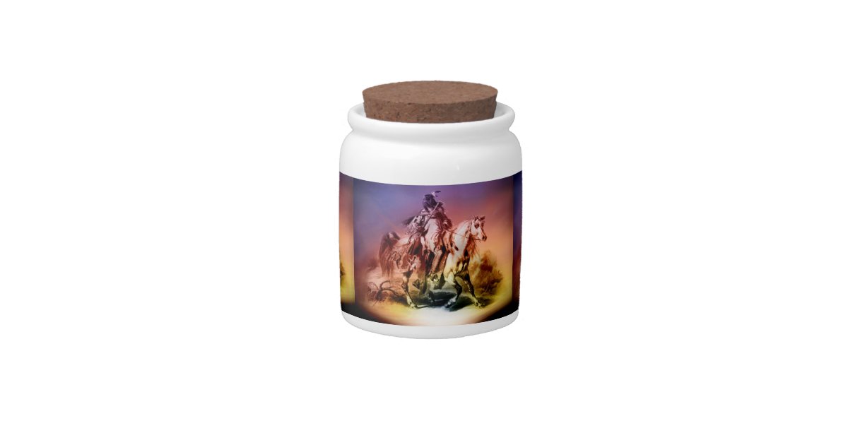 Native American Candy Jar | Zazzle