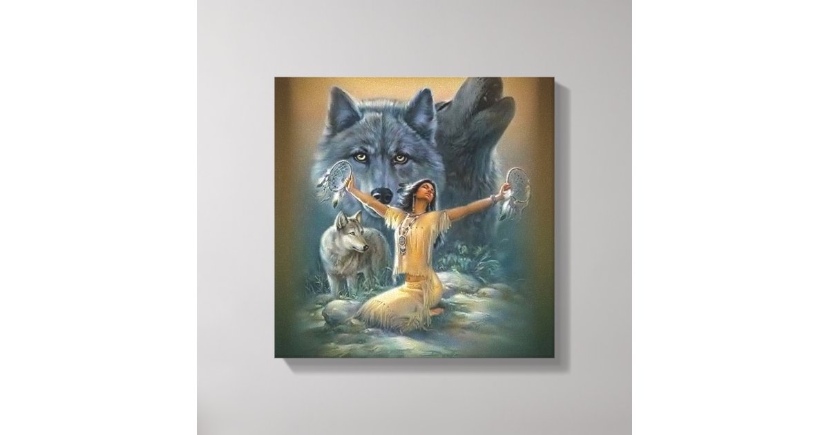 Native American Canvas Print | Zazzle