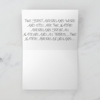 NATIVE AMERICAN CARD | Zazzle