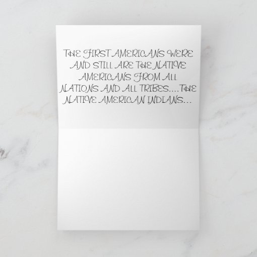 NATIVE AMERICAN CARD | Zazzle