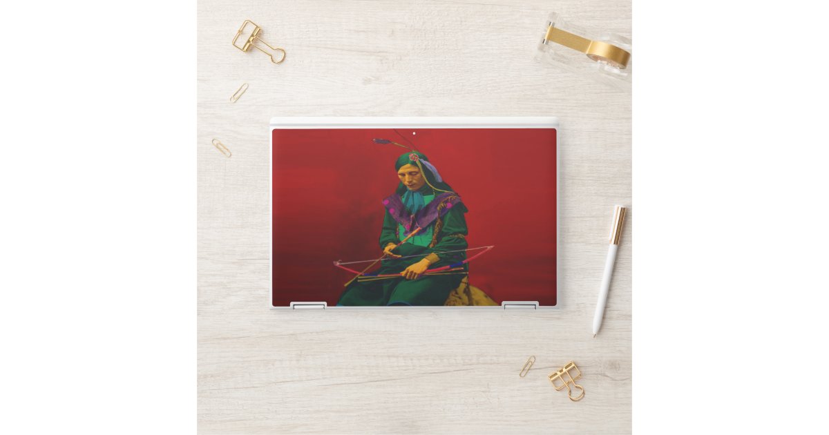 Native American Cherokee Pop Art HP Laptop Skin | Zazzle