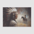 Native American Chief Decoupage Tissue Paper | Zazzle