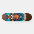 Native American Chief Powerful Portrait Skateboard | Zazzle