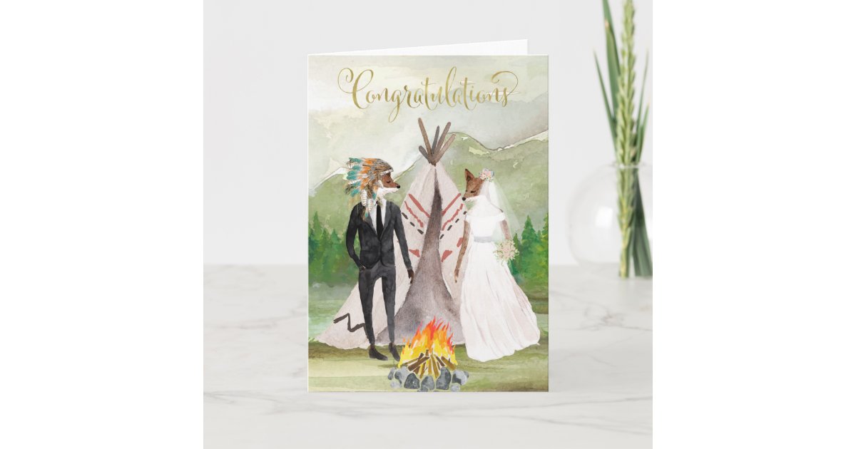 Native American Congratulations on Your Wedding Card | Zazzle.com