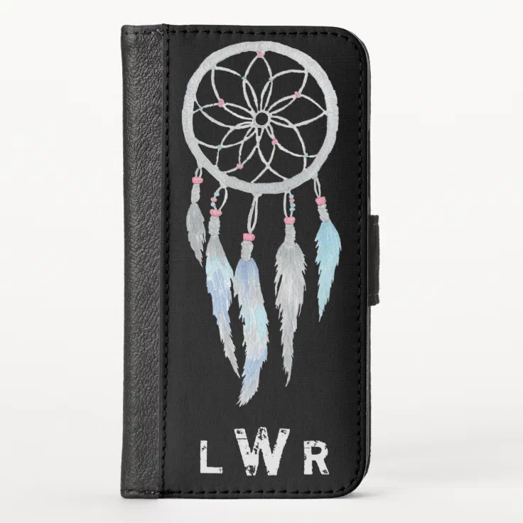Native American Dreamcatcher Distressed Monogram iPhone Wallet Case ...