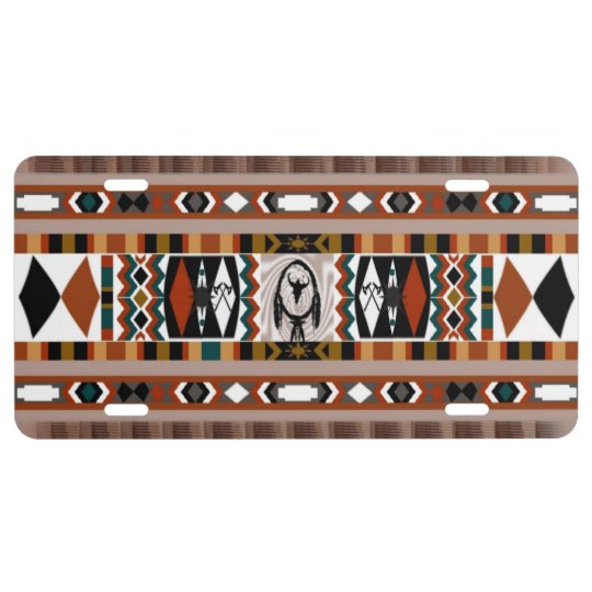 Native American Dreamcatcher License Plate | Zazzle.com