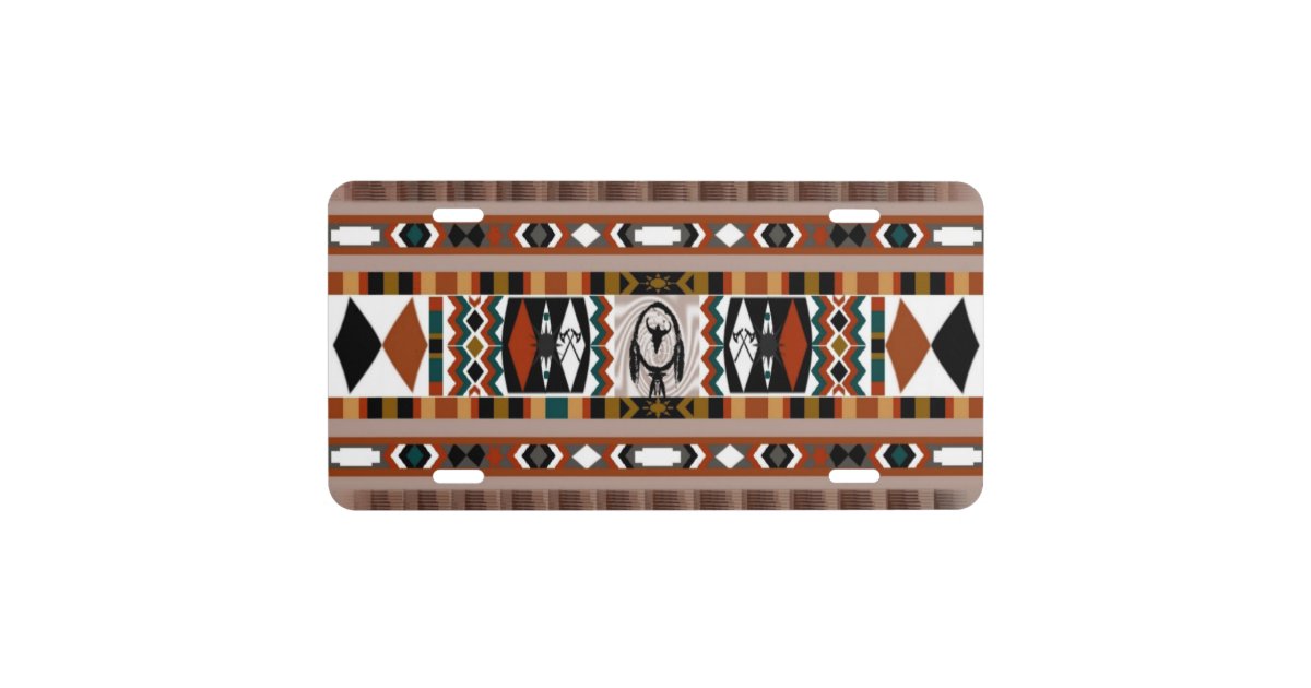 Native American Dreamcatcher License Plate | Zazzle