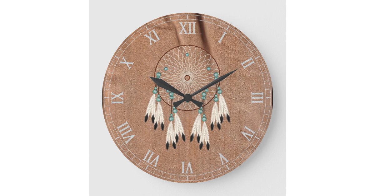 Native American Dreamcatcher Wall Clock | Zazzle