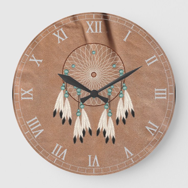 Native American Dreamcatcher Wall Clock | Zazzle