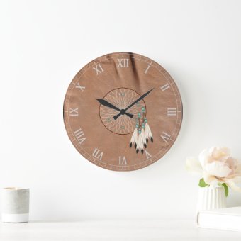 Native American Dreamcatcher Wall Clock | Zazzle