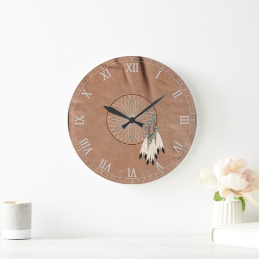 Native American Dreamcatcher Wall Clock | Zazzle