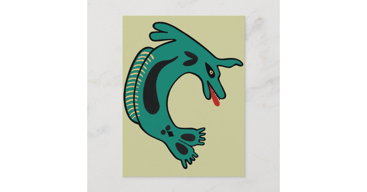 Native American Haida Sea Lion Postcard | Zazzle