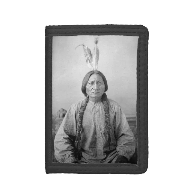 Native American Icon: Lakota Leader Sitting Bull Trifold Wallet | Zazzle
