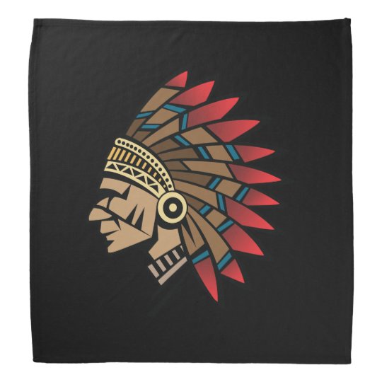 Native American Indian Chief Bandana | Zazzle.com