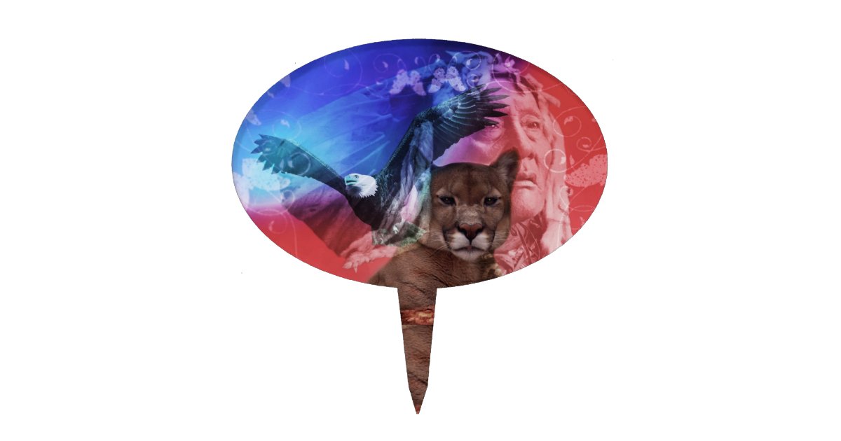 Native American Indian Chief Cake Topper | Zazzle