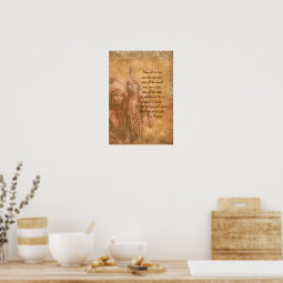Native American Indian couple Cree Prophecy Poster | Zazzle