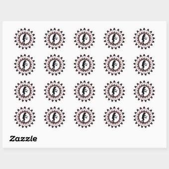 Native American Indian Dance Classic Round Sticker | Zazzle