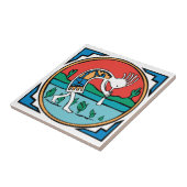 Native American Indian Kokopelli Tile | Zazzle