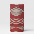 Native American Indian Southwest Pillar Candle | Zazzle