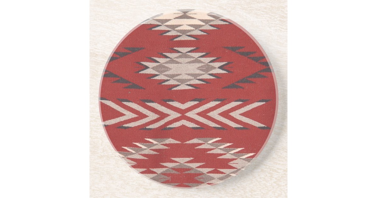 Native American Indian Southwest Sandstone Coaster | Zazzle
