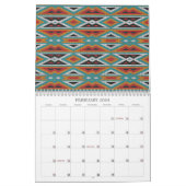 Native American Indian Tribal Pattern Art Calendar | Zazzle