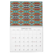Native American Indian Tribal Pattern Art Calendar | Zazzle