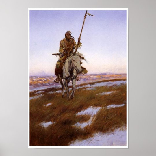 Native American Indian Vintage Art Poster | Zazzle.com