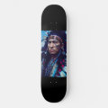 NATIVE AMERICAN INDIAN WARRIOR SKATEBOARD DECK | Zazzle