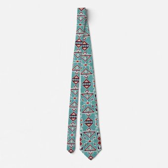 Native American Indians Navajo Pattern Neck Tie | Zazzle