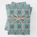 Native American Indians Navajo Pattern Wrapping Paper Sheets | Zazzle