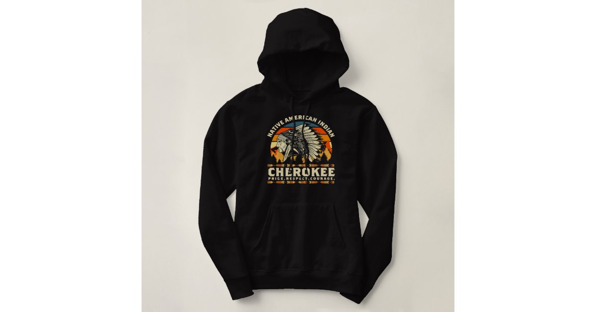 Native American Indigenous cherokee native america Hoodie | Zazzle